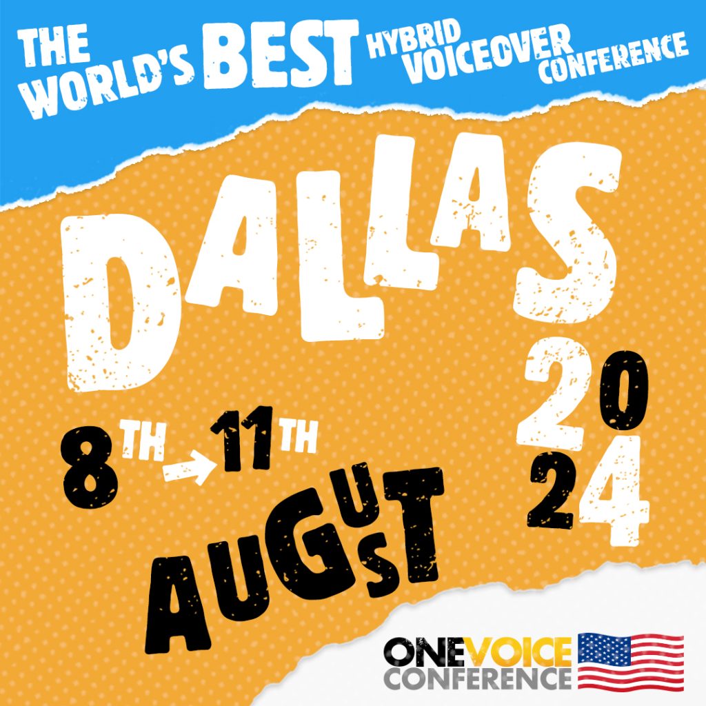 One Voice Conference – Annual Voiceover Conference and Awards | Voice ...