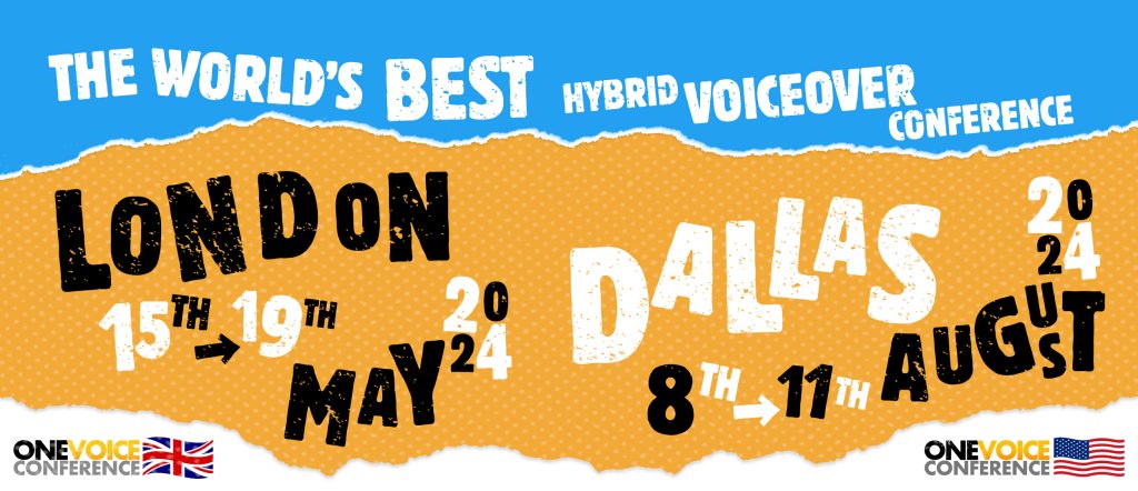 One Voice Conference – Annual Voiceover Conference and Awards | Voice ...