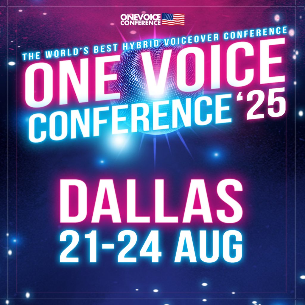 One Voice Conference – Annual Voiceover Conference and Awards | Voice ...
